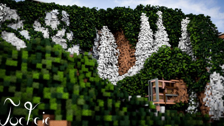 Minecraft Beautiful Waterfall Landscape Minecraft Map