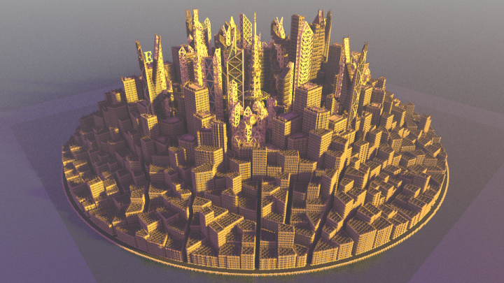 skyscrapers Island Minecraft Map