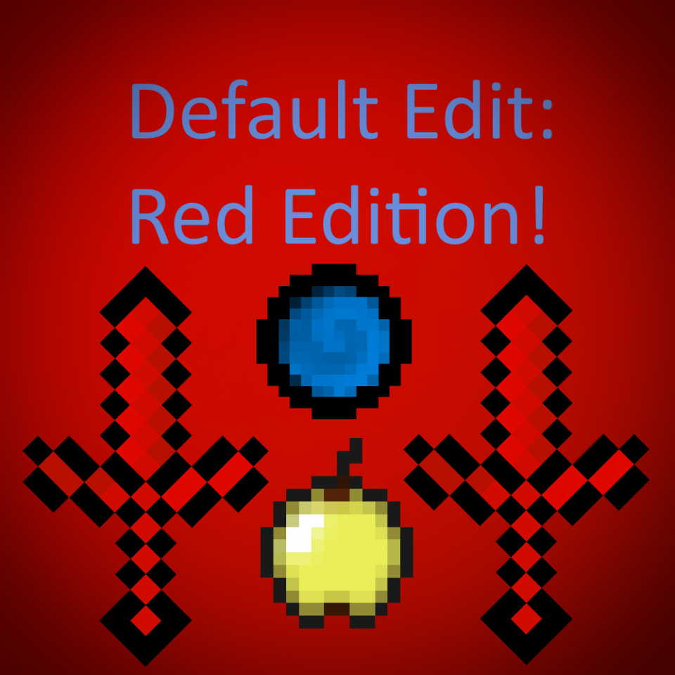 Default PvP RED EDITION Minecraft Texture Pack