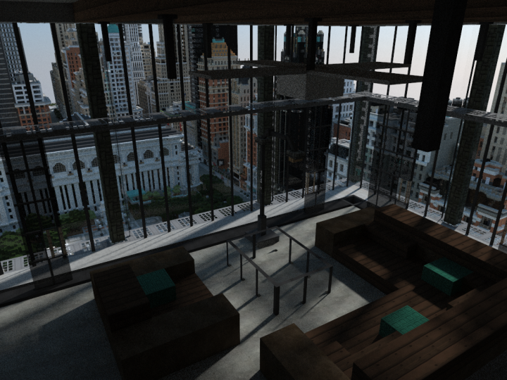 New York Loft (Bryant Park, Metlife) Minecraft Map