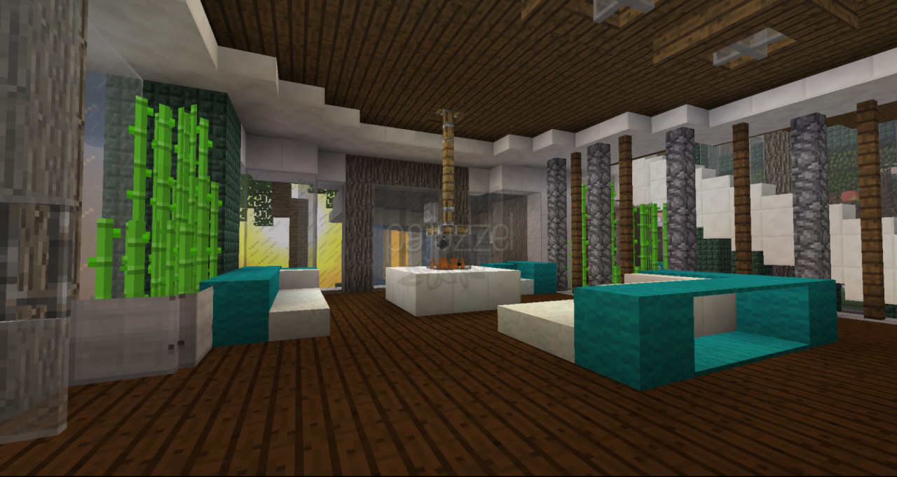 Circular Modern House Minecraft Map