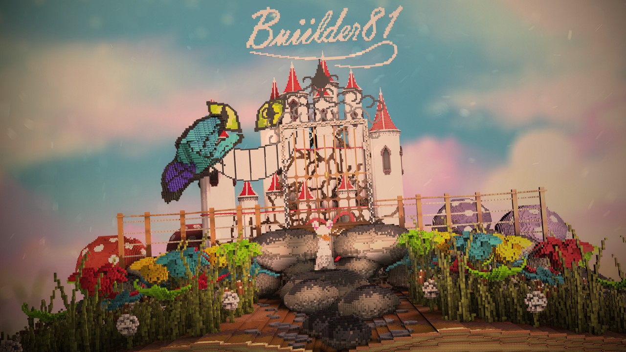 Alice and the castle of the red queen. Minecraft Map