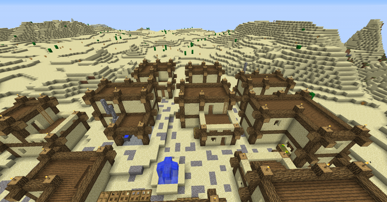 Desert town Minecraft Map