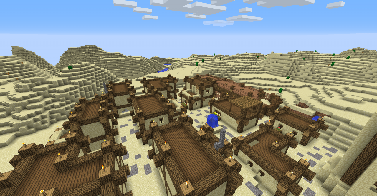 Desert town Minecraft Map