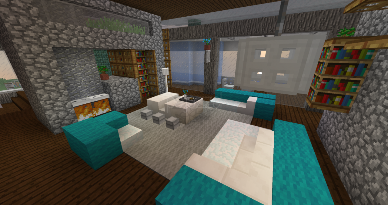 Circular Modern House Minecraft Map