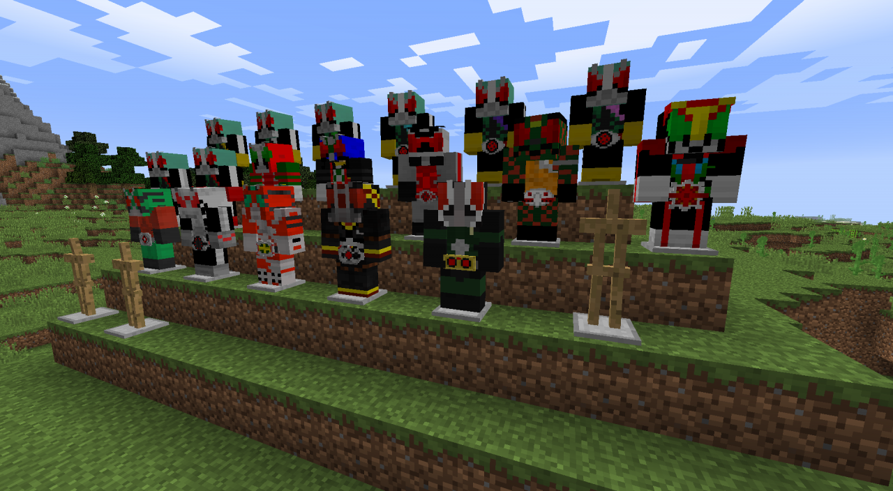 Kamen Rider Craft V3 Expanded Minecraft Mod