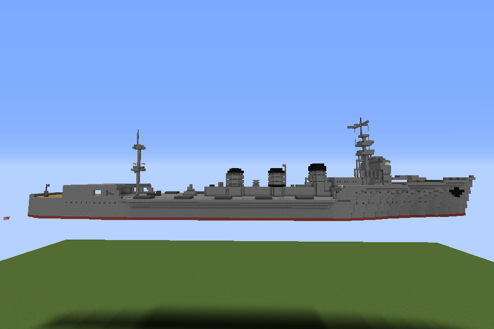 IJN Lightcruiser "Kitakami" Minecraft Map
