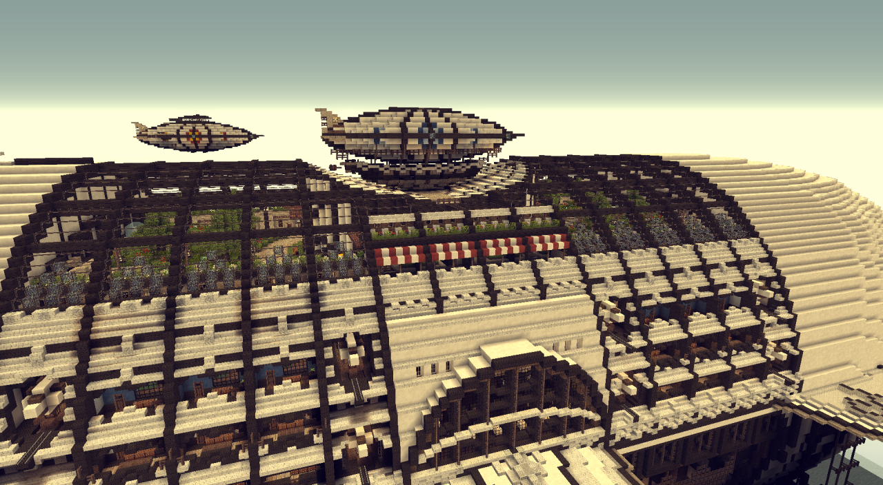 Freighter Airship Minecraft Map