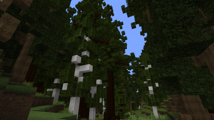 Mt. Rainier volcano island map. Minecraft Map