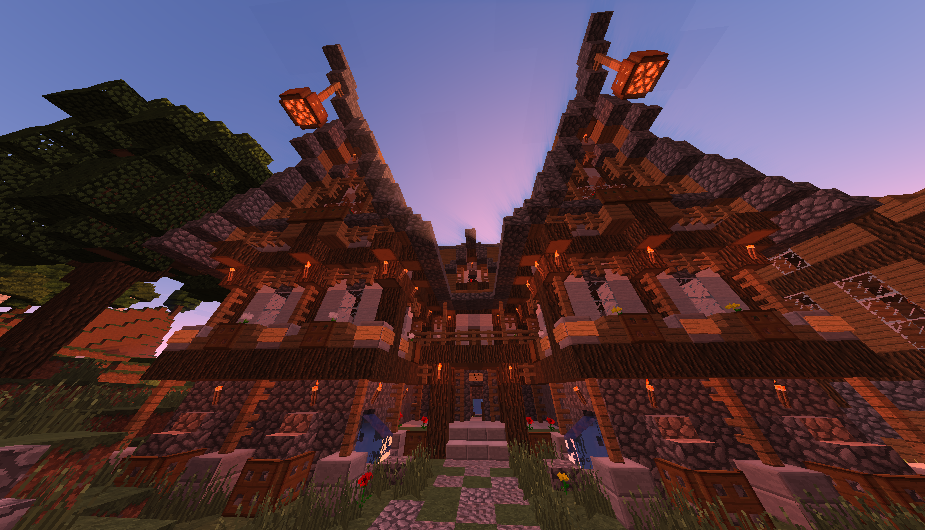 Mediaval fantasy house + interior Minecraft Map