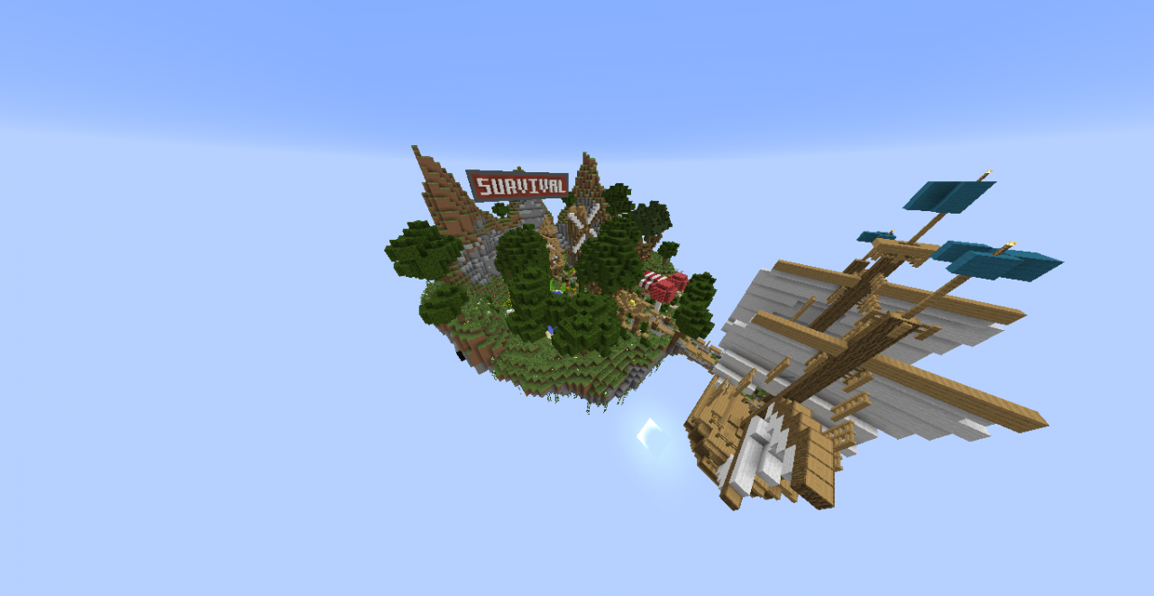 Minecraft Floating Island Spawn! Minecraft Map