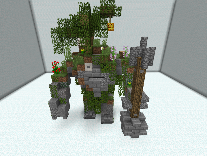 Mountain giant Minecraft Map