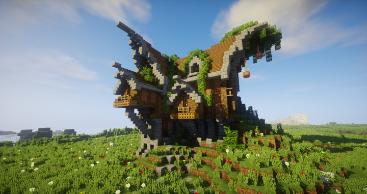 AlaricusBuilds | Steam Punk House + Download Minecraft Map