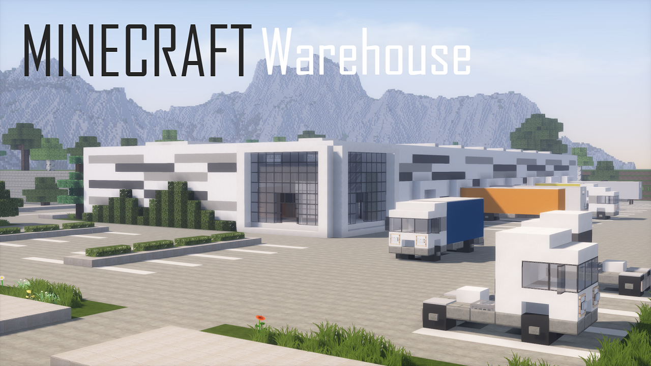 Minecraft Warehouse/Logistics Center (full interior) Minecraft Map