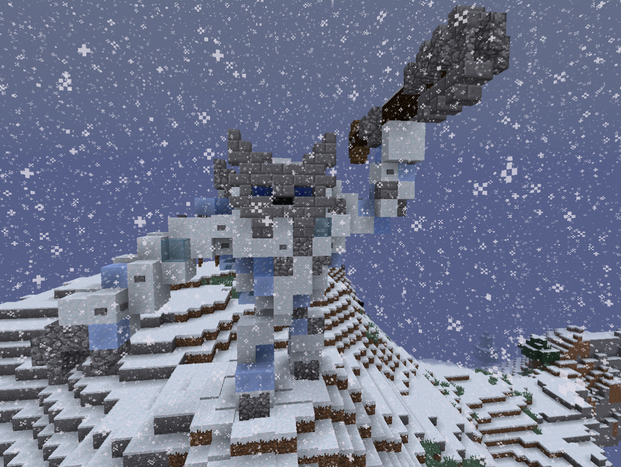 Snow giant Minecraft Map