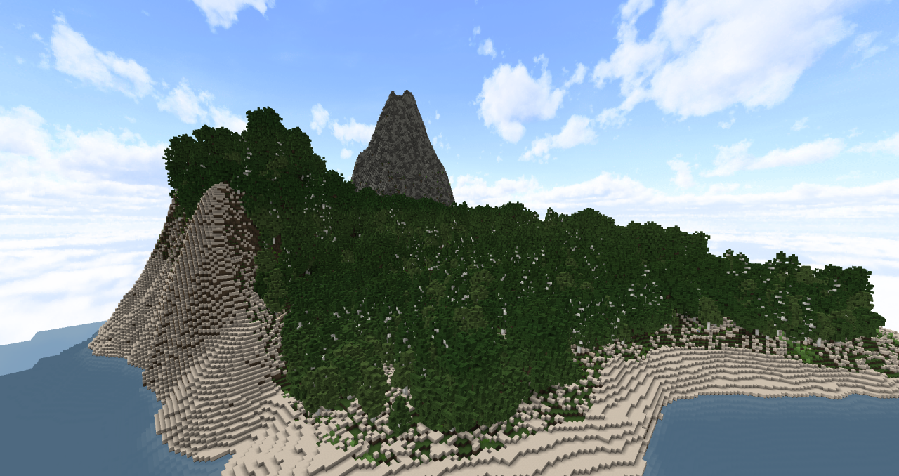 Tropical Island Survival Minecraft Map