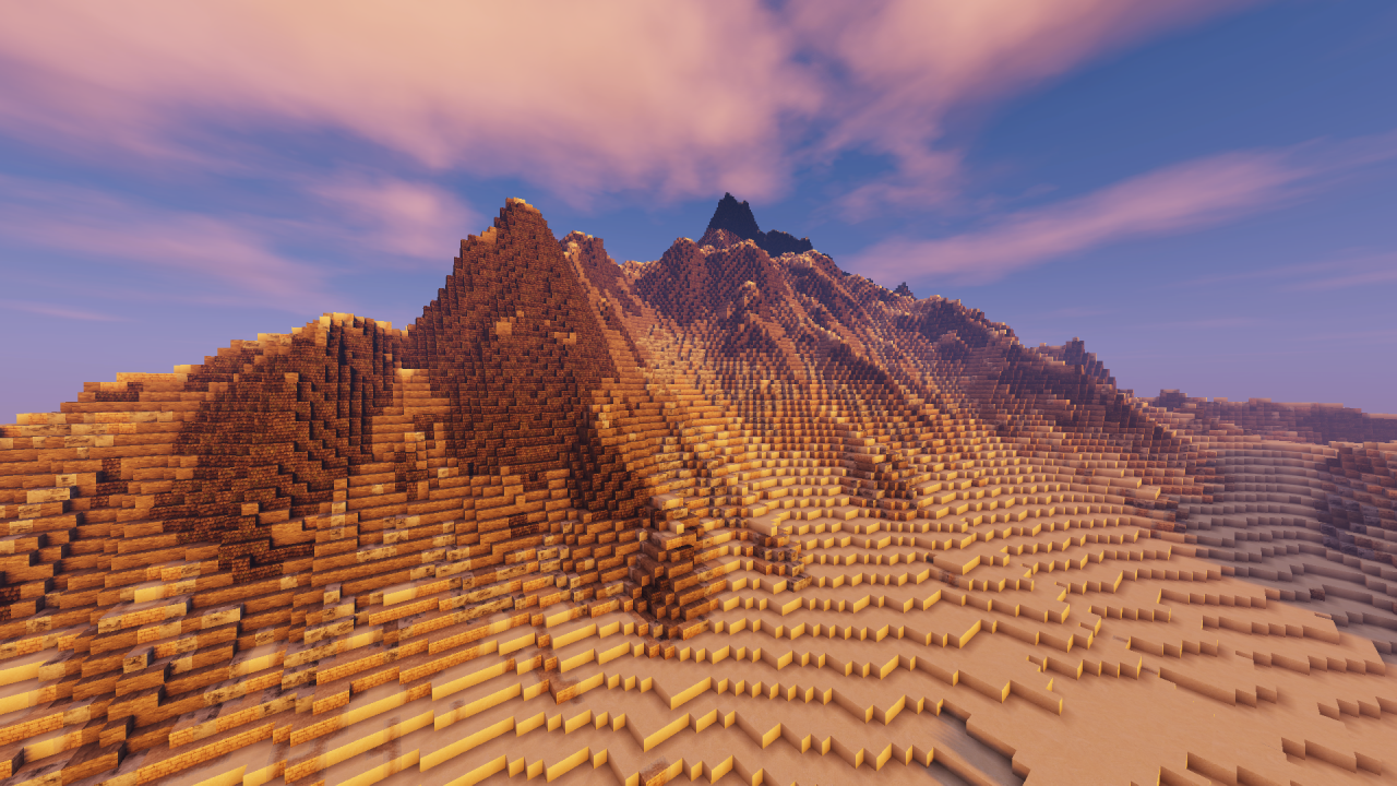 Υυmmγ' - Desert Mountains and Oasis - 1k*1k Minecraft Map