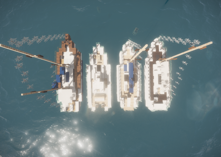 Modern Boat Collection Minecraft Map