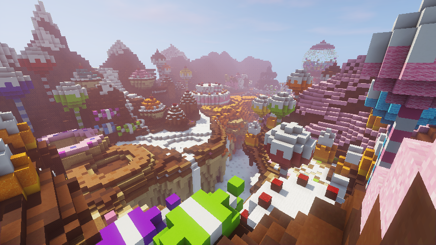 Candy Canyon Minecraft Map