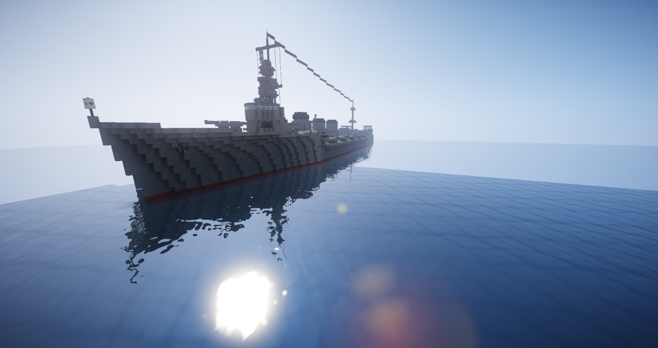 IJN Lightcruiser "Kitakami" Minecraft Map