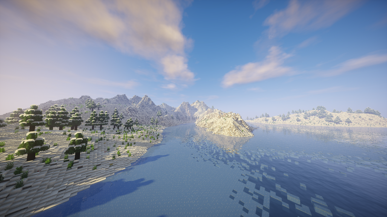 "IceLand" By ClemsDX - Worldpainter Minecraft Map