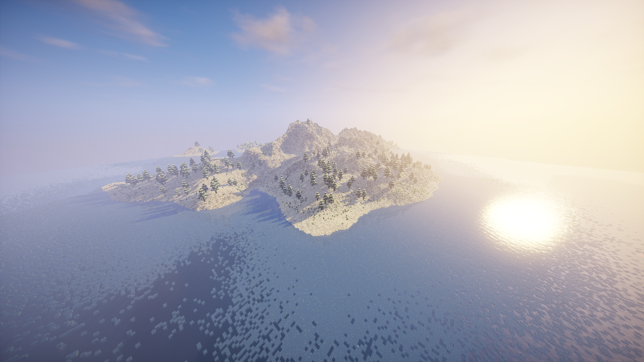 "IceLand" By ClemsDX - Worldpainter Minecraft Map