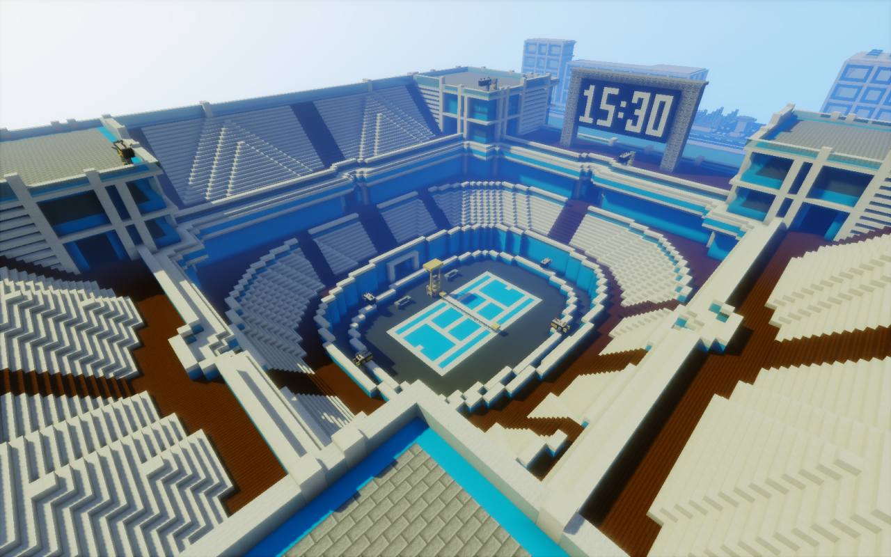 [Modern] Tennis Stadium / SkyBlue Minecraft Map