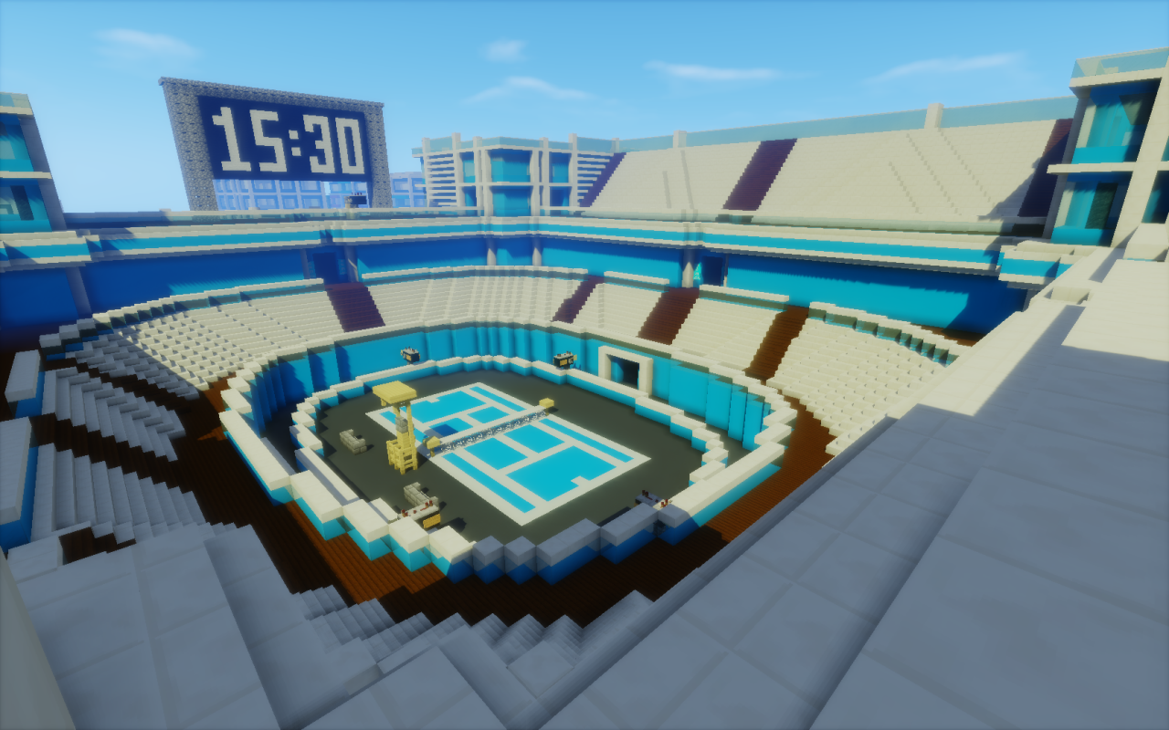 [Modern] Tennis Stadium / SkyBlue Minecraft Map