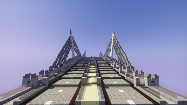 CABLE-STAYED BRIDGE Minecraft Map