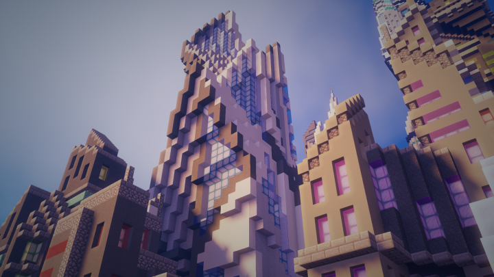 Asgardia - An autonomic City of future times Minecraft Map