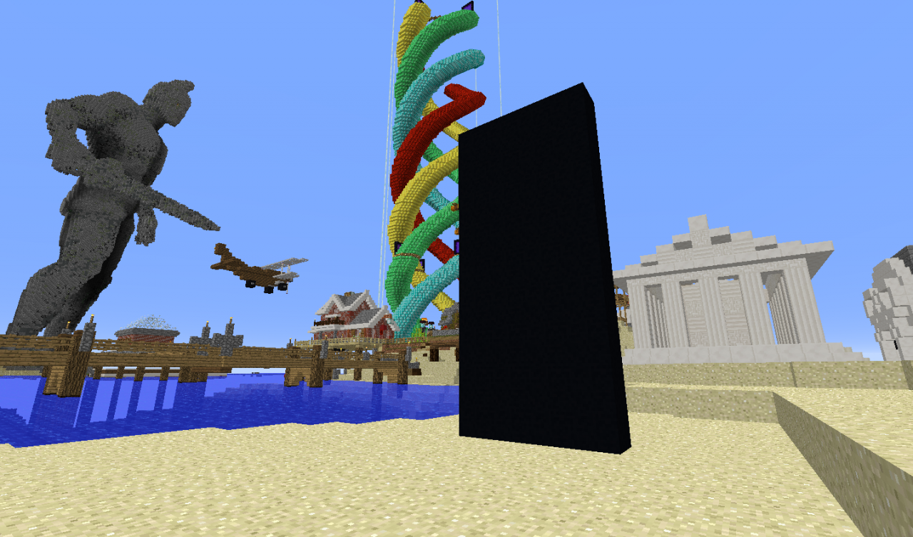 The Monolith from 2001: A Space Odyssey Minecraft Map