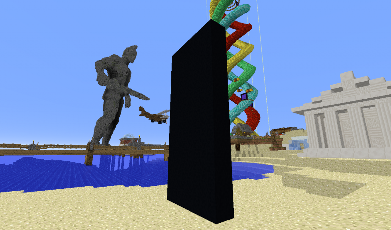 The Monolith from 2001: A Space Odyssey Minecraft Map