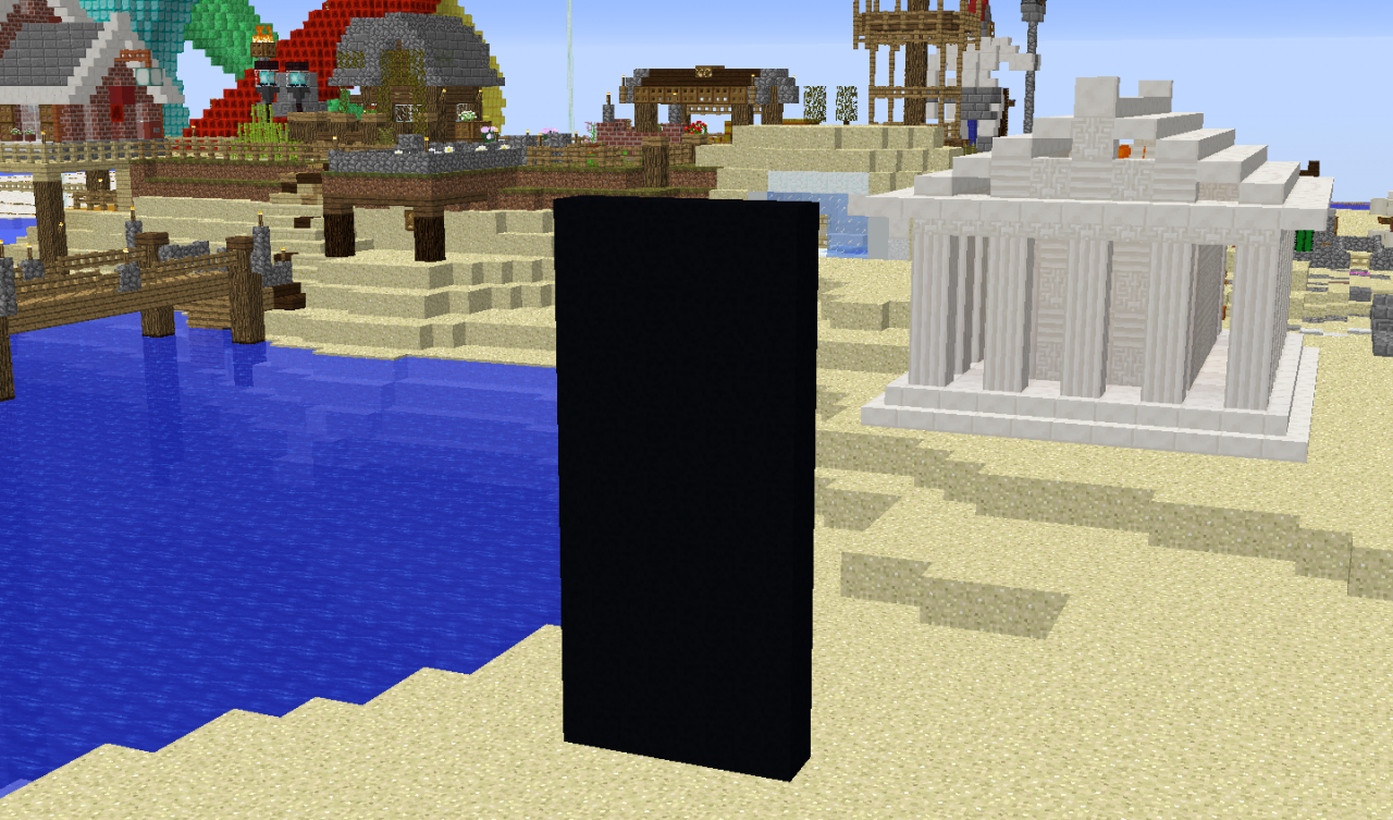 The Monolith from 2001: A Space Odyssey Minecraft Map