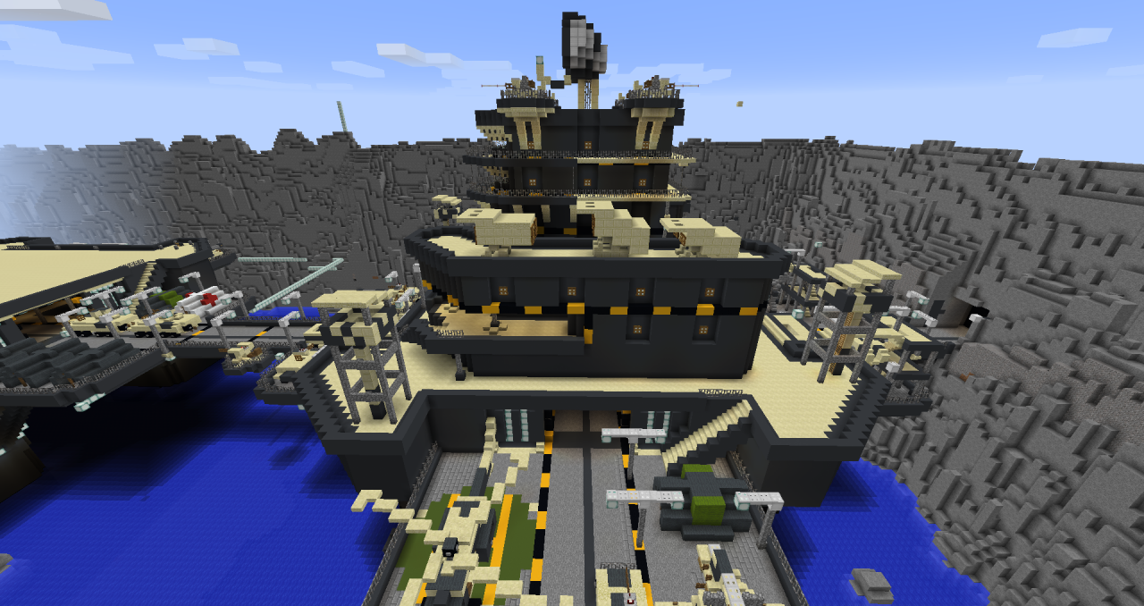 MGO military platform Minecraft Map