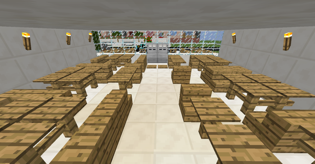 Modern restaurant Minecraft Map