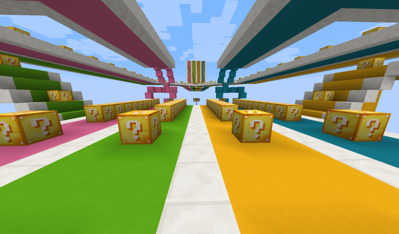 Lucky Block Race By MissMaddyGames Minecraft Map