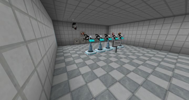 Aperture Science Testing Minecraft Map