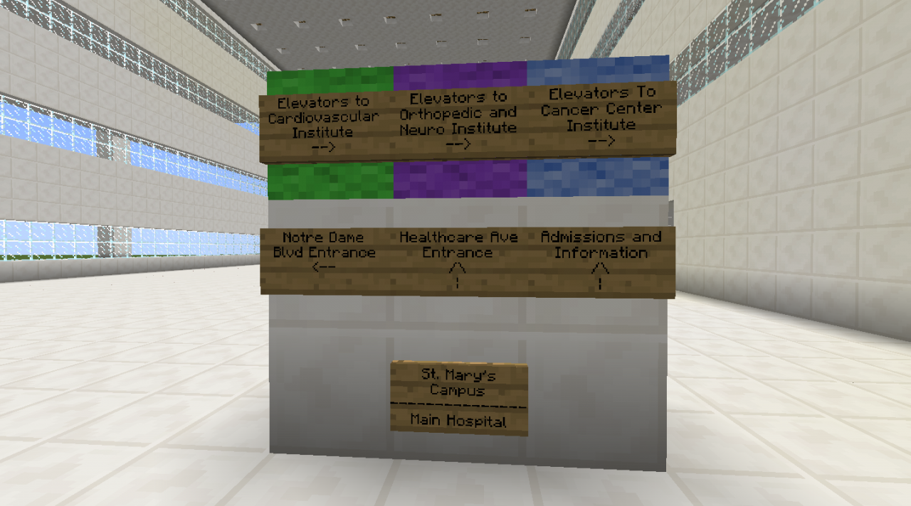 St. Mary's Hospital Campus Minecraft Map