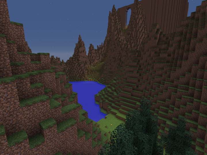 Pitfall survival map Minecraft Map