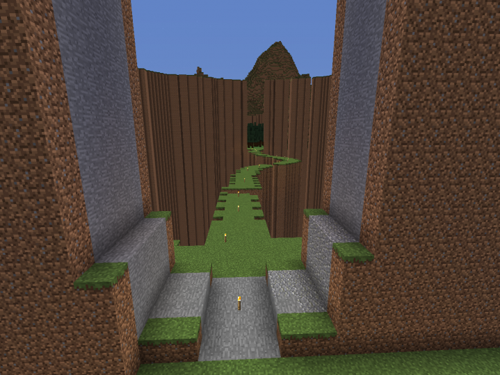 Pitfall survival map Minecraft Map