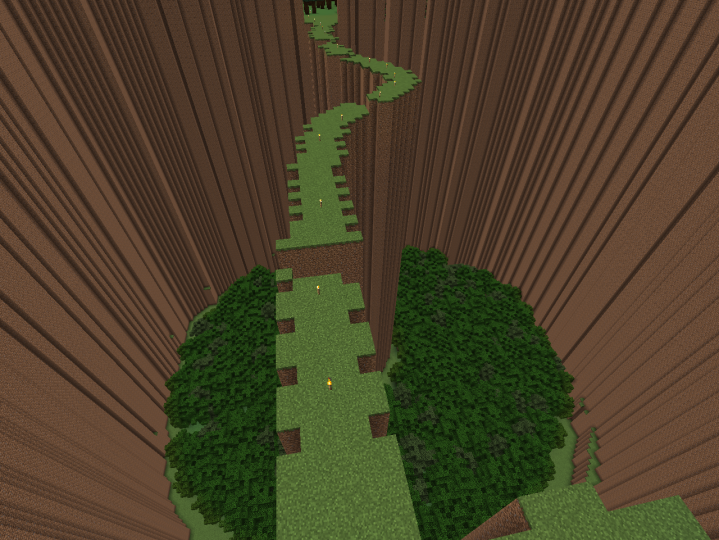 Pitfall survival map Minecraft Map