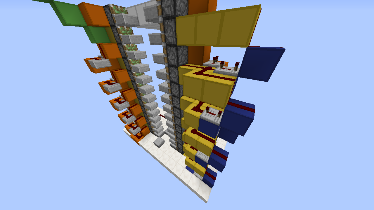 Redstone Project #2 Piston Elevator Minecraft Map