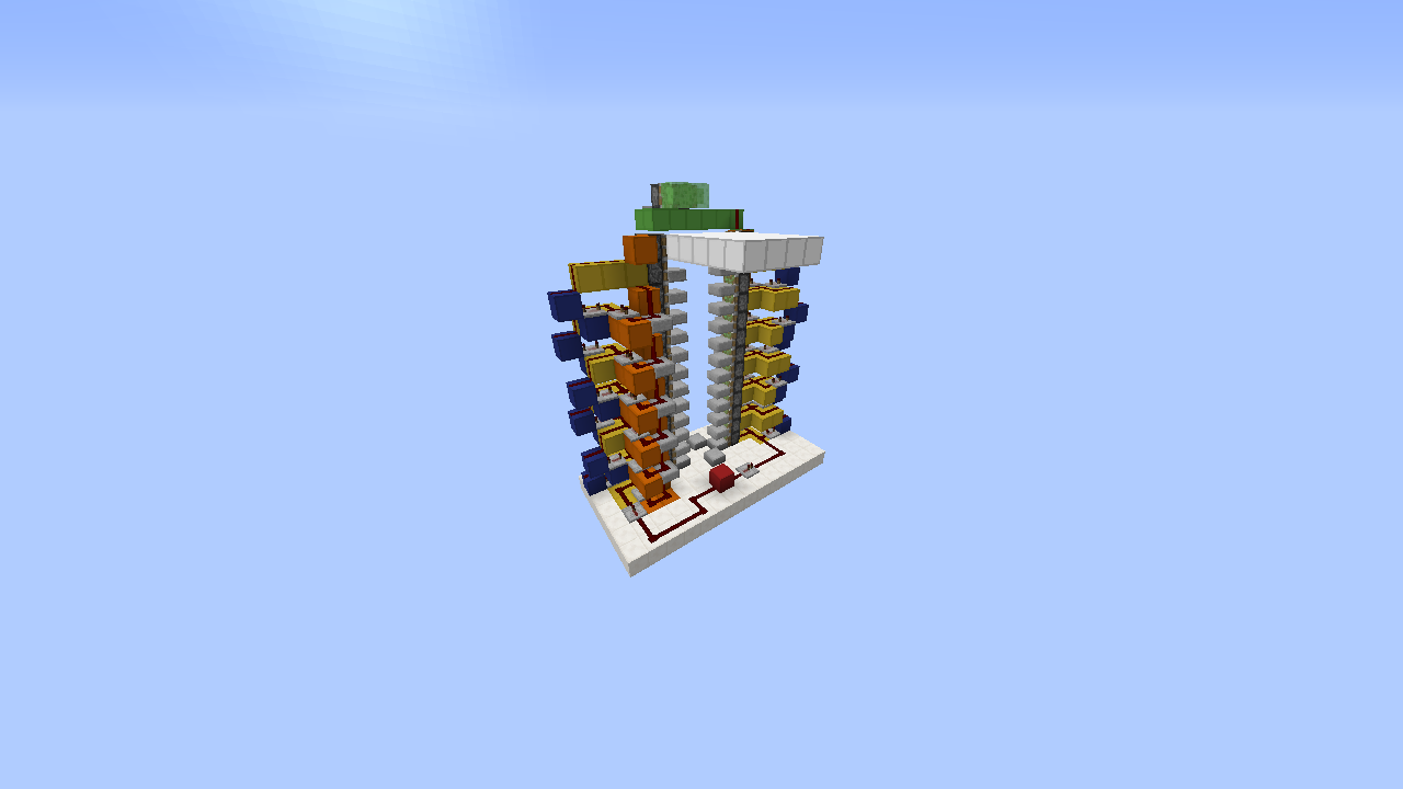 Redstone Project #2 Piston Elevator Minecraft Map