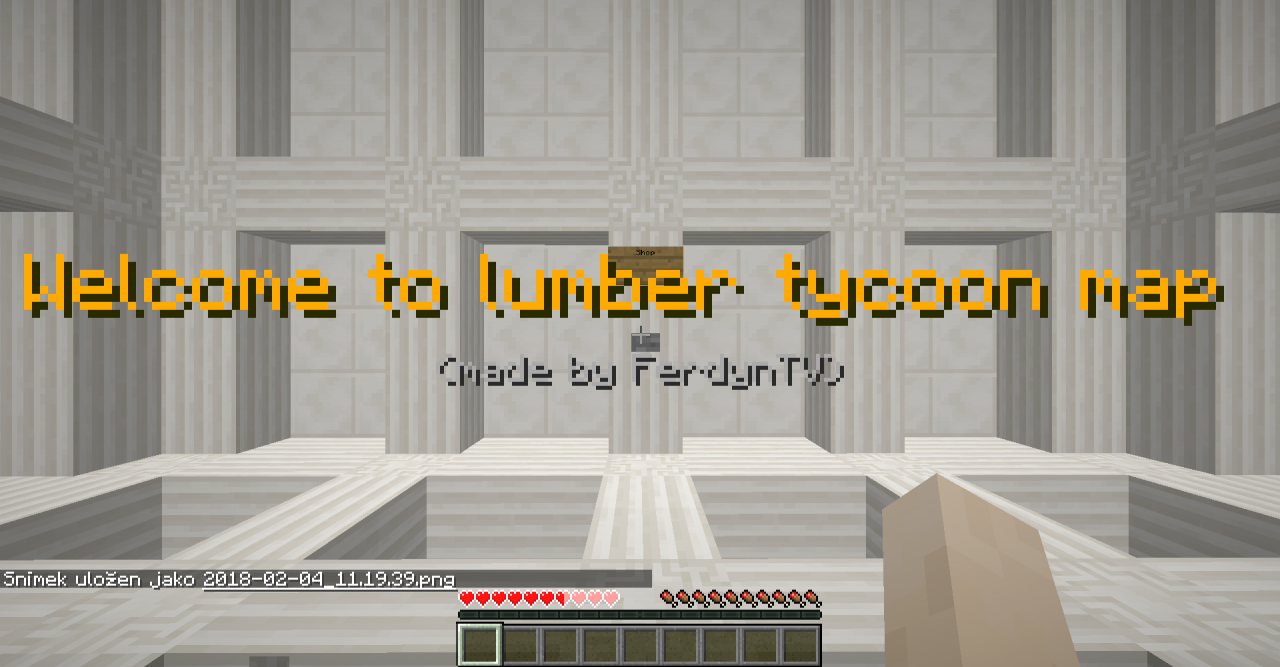 Lumber Tycoon Minecraft Map