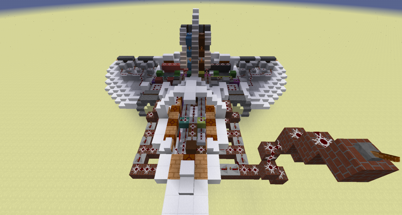 Birdy - Redstone Wired Aircraft Minecraft Map