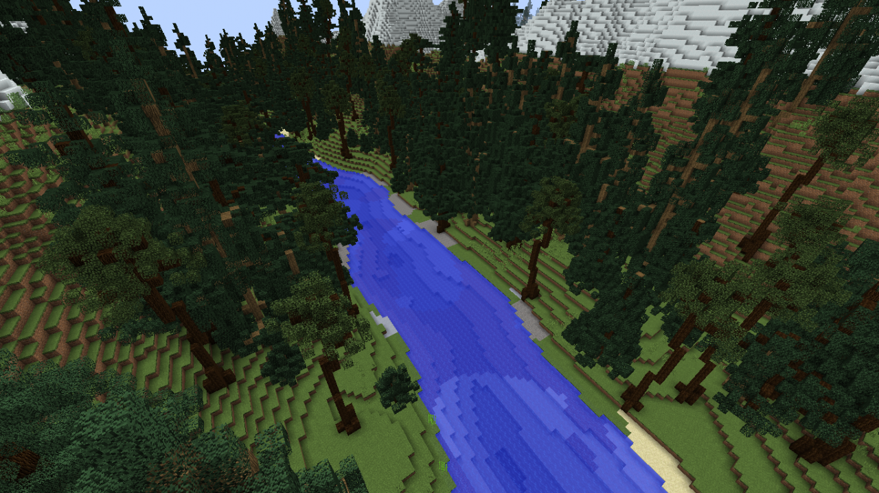 evergreen valley Minecraft Map