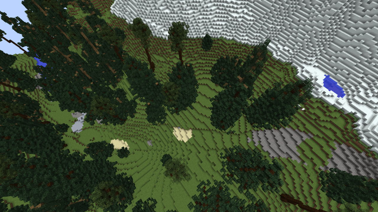 evergreen valley Minecraft Map