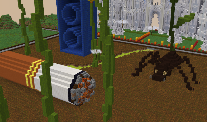 Set Reconstruction from "Honey, I Shrunk The Kids" Minecraft Map