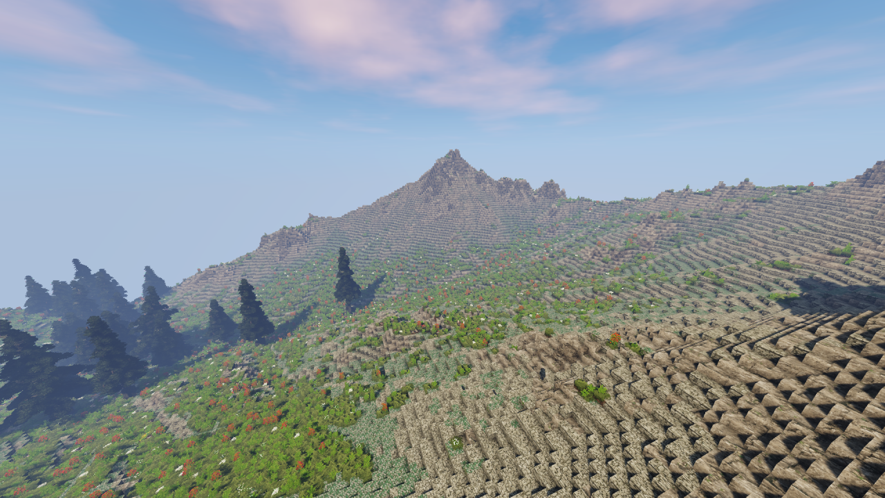 Υυmmγ' - Just Mountain Ranges - 1k*1k Minecraft Map