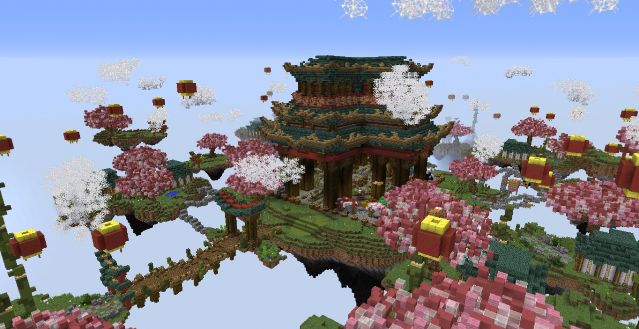 Xinzang - a oriental spawn Minecraft Map
